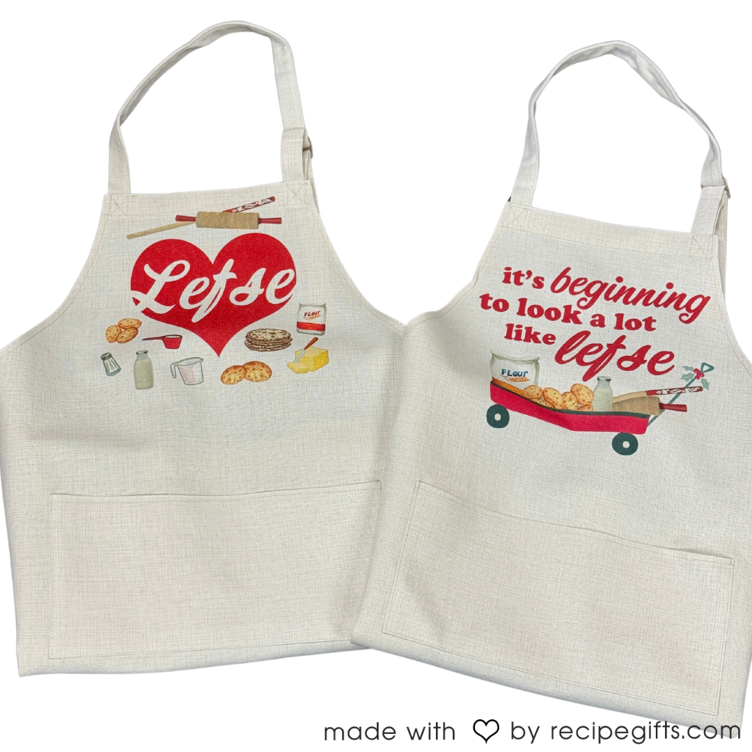 Lefse Apron – Aunt Lisa's Recipe Gifts